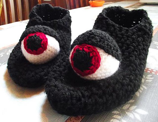 Ravelry: -stella-'s Eyeball Booties