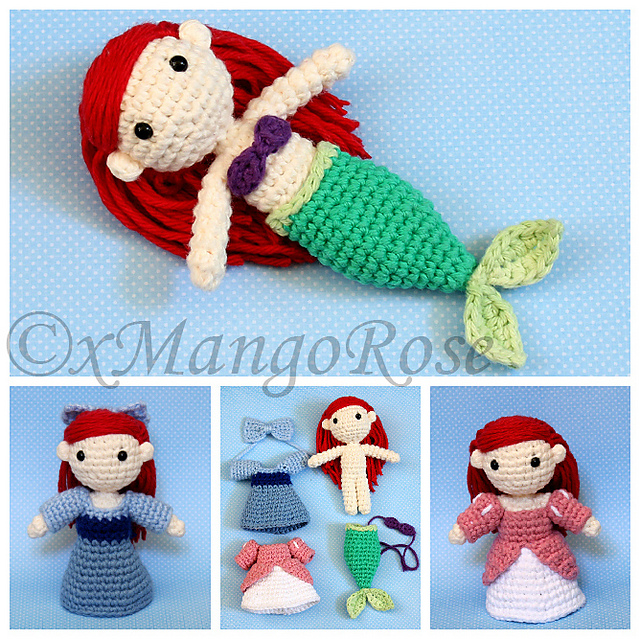 Ravelry: Little Mermaid Princess Ariel pattern by Wendy Korz