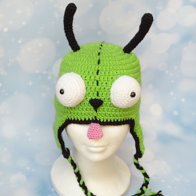 Ravelry: Gir Invader Zim Hat pattern by Nerea Gomis