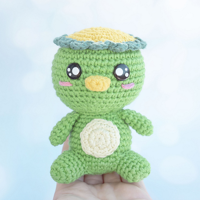 Ravelry: Kappa Yokai Kawaii pattern by Nerea Gomis