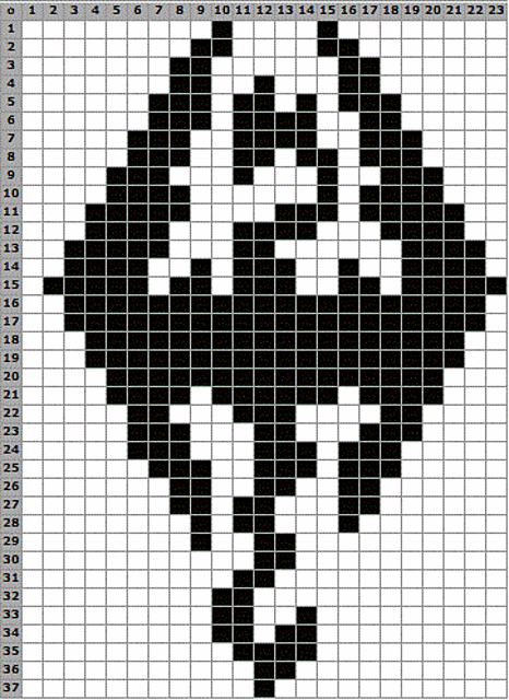 Ravelry: Skyrim Chart pattern by Tanya Luff