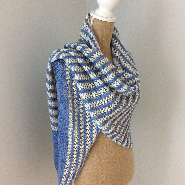 Ravelry: xstitch's Blue Moon Dust Shawl