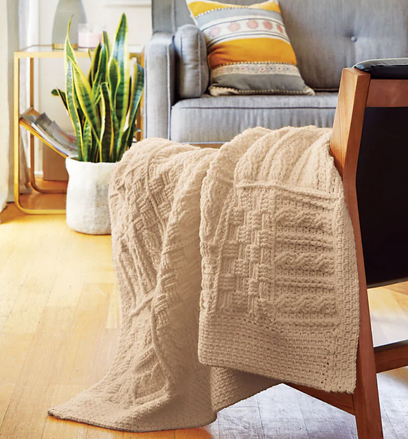 Ravelry: Crocheted Sampler Afghan pattern by Mary Maxim