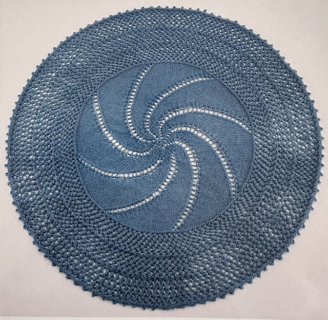 Ravelry: Filigree Round Throw (Knit) pattern by Lena Skvagerson