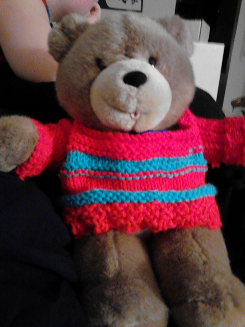 Ravelry: Seth Boyden Universal Teddy Bear Sweater pattern by Annie Modesitt