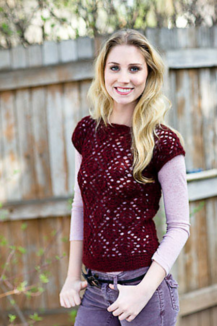 Ravelry: Dorflinger Tee pattern by Mandy Moore