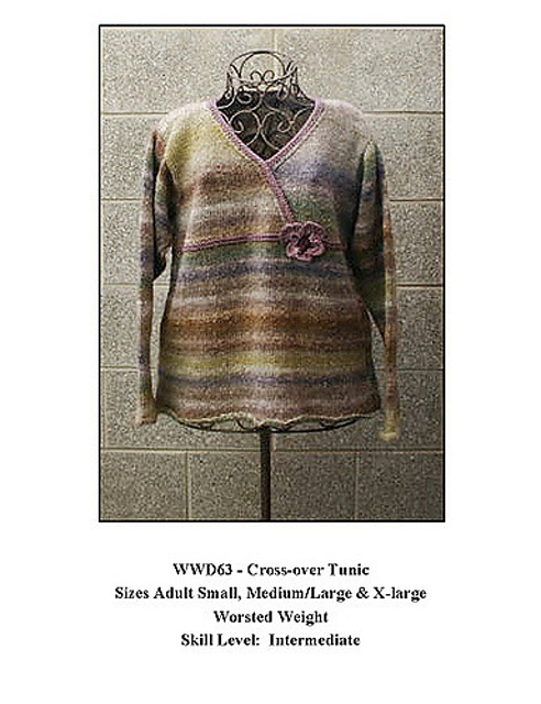 Ravelry: Crossover Tunic pattern by Cathy Pipinich
