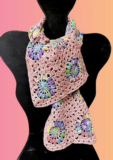 Ravelry: New Yarnartist's Granny Scarf pattern by Ellene Warren