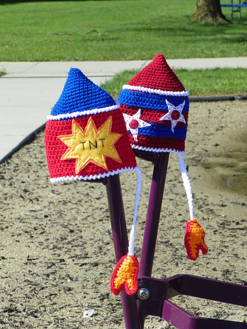 Ravelry: Firecracker ( Bottle Rocket ) Patriotic Hat pattern by Yarn ...