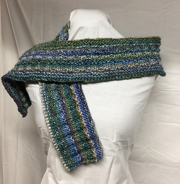 Ravelry: Quick Broken Rib Scarf pattern by Jo Ellen Burton