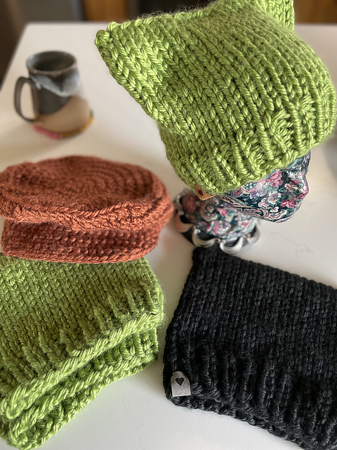 Ravelry: BRAT Cat Hat in 3 styles pattern by Lisa Victoria @ YarnChick40