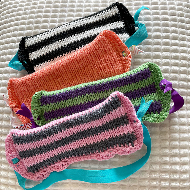 Ravelry: Sleep Mask pattern by Lisa Victoria @ YarnChick40