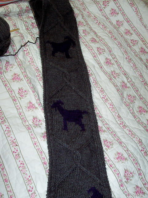 Ravelry: Goat Scarf pattern by Michele Moskaluk