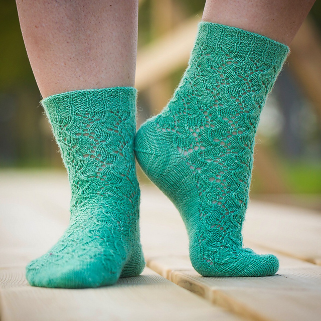 Ravelry: Skogsväva Socks pattern by Anna Friberg