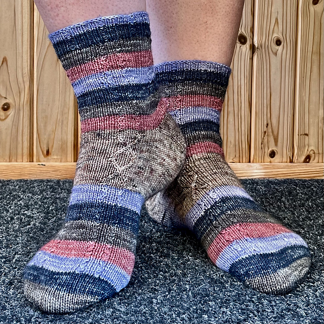 Ravelry: Himmelsrand Socks pattern by Anna Friberg