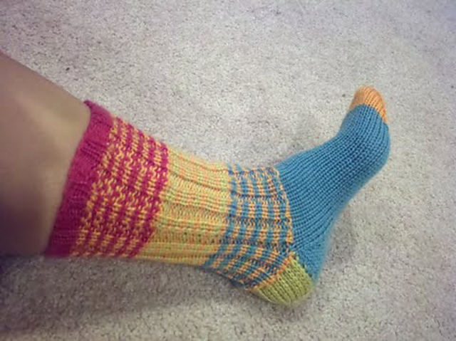 Ravelry: Silly Stripey Socks pattern by Marnie Stockman