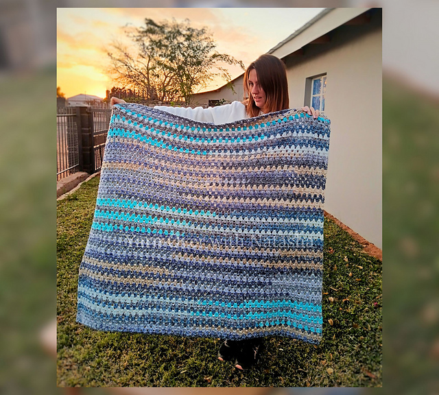 Ravelry: ocean breeze afghan pattern by Yarn over with Natasha Smuts