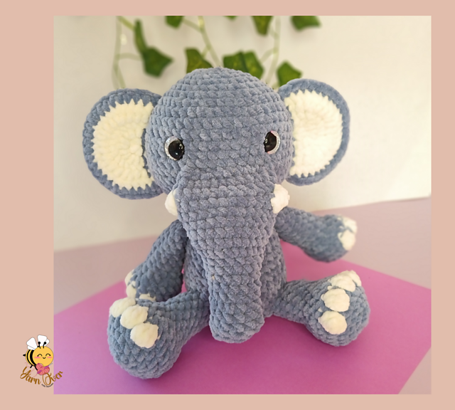Ravelry: Hobbit the elephant pattern by Yarn over with Natasha Smuts