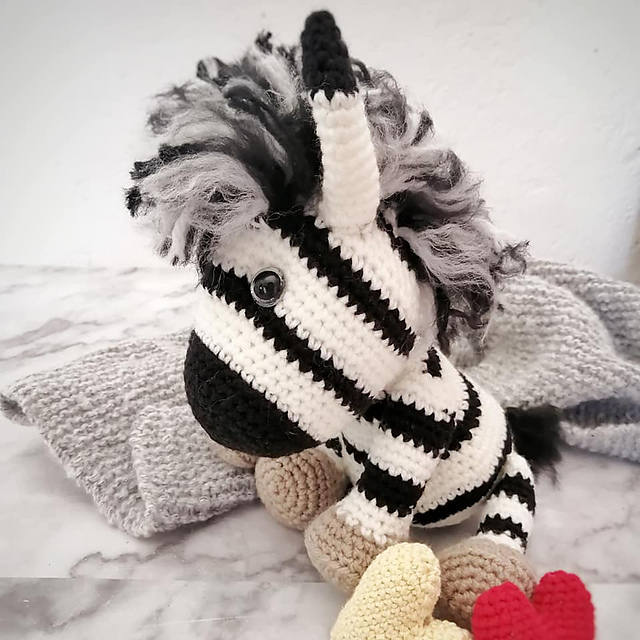 Ravelry: zooko the zebra pattern by Yarn over with Natasha Smuts