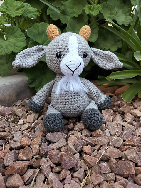 Ravelry: Greg the goat amigurumi pattern by Yarn over with Natasha Smuts