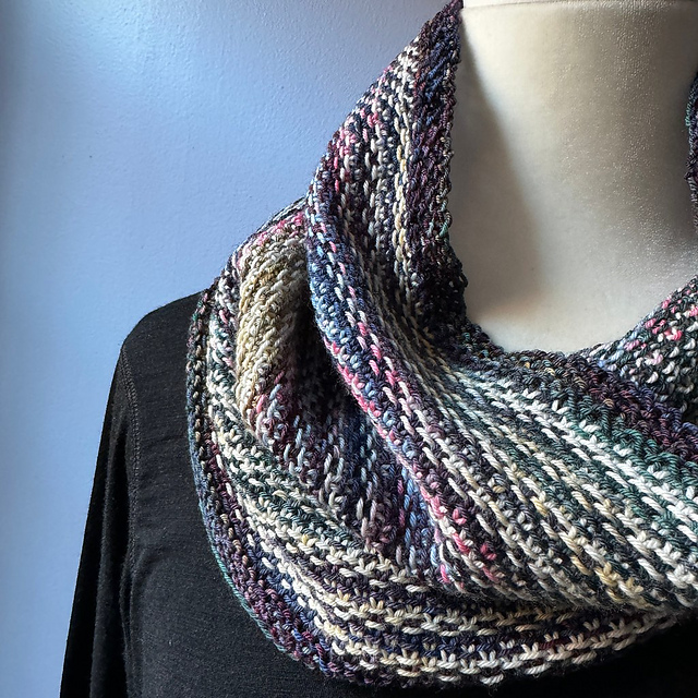 Ravelry: Linen the Dream Knitted Cowl pattern by Jessie Ksanznak