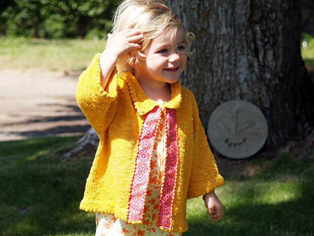 Ravelry: Little Miss Sunshine Jacket pattern by Nichole Marcotte