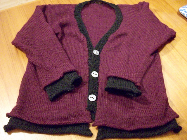Ravelry: Two Color Cardigan pattern by Northampton Wools