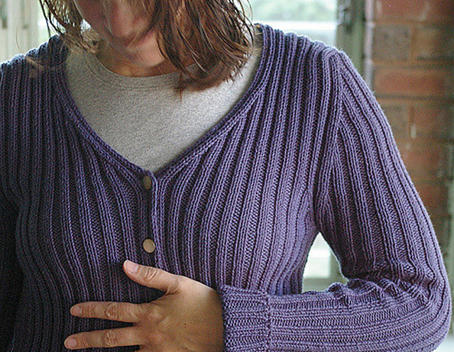 Ravelry: Ribbed Cardigan pattern by Amanda Griffiths