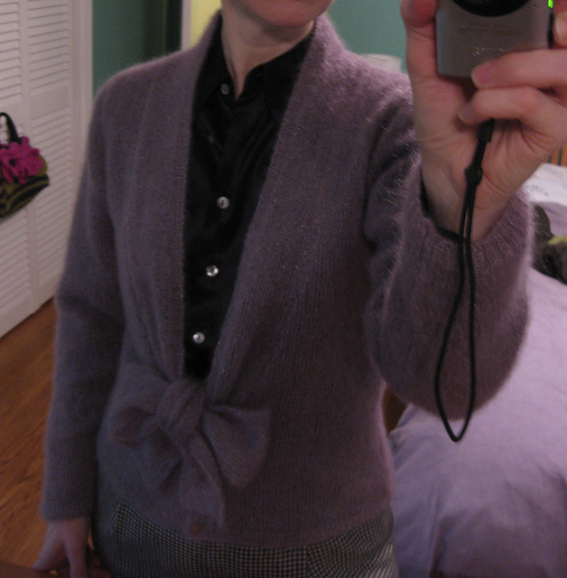 Ravelry: Bow Cardigan pattern by Sarah Hatton