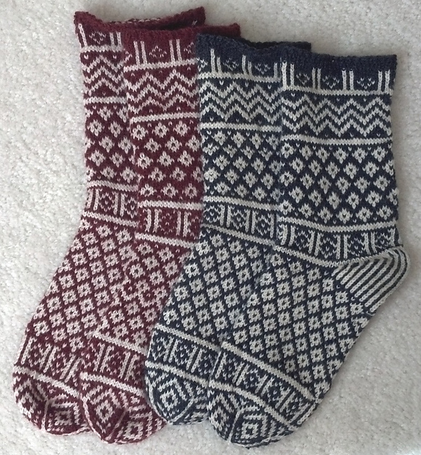 Ravelry: Egyptian Socks pattern by Nancy Bush