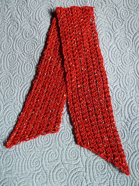 Ravelry: Bling Scarf pattern by Caryll McConnell