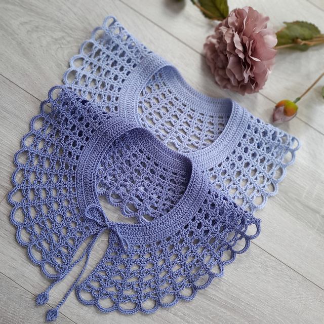 Ravelry: A Little Blue Collar pattern by Ramona Șandru
