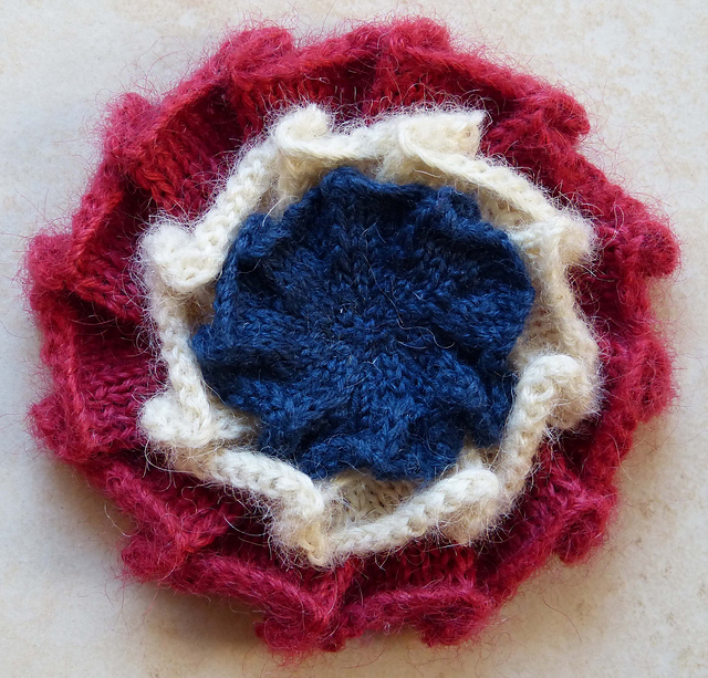 Ravelry: Les Mis style cockade, or Rosette for Cosette pattern by M J Ball