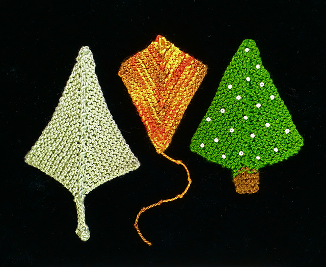 Ravelry: Pointy Leaf or Kite or Tree pattern by Vicki Monthei