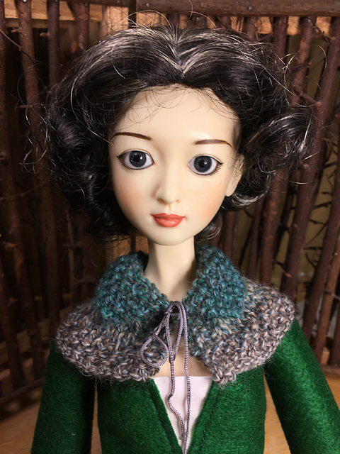 Ravelry: Claire's Capelet for 22" BJD pattern by Vicki Monthei