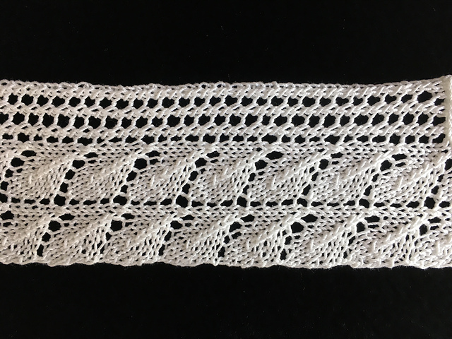 Ravelry: 1902 Leaf Lace Edging pattern by Vicki Monthei