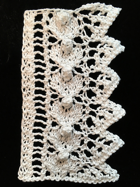 Ravelry: Leaf and Berry Edging II pattern by Vicki Monthei