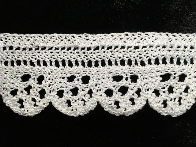 Ravelry: Vicki's Wagon Wheels Edging pattern by Vicki Monthei