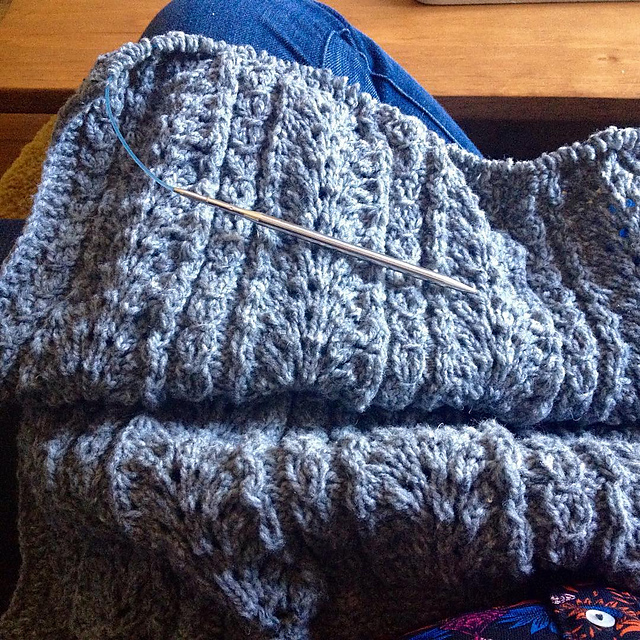 Ravelry: ysabelh's Shale Baby Blanket