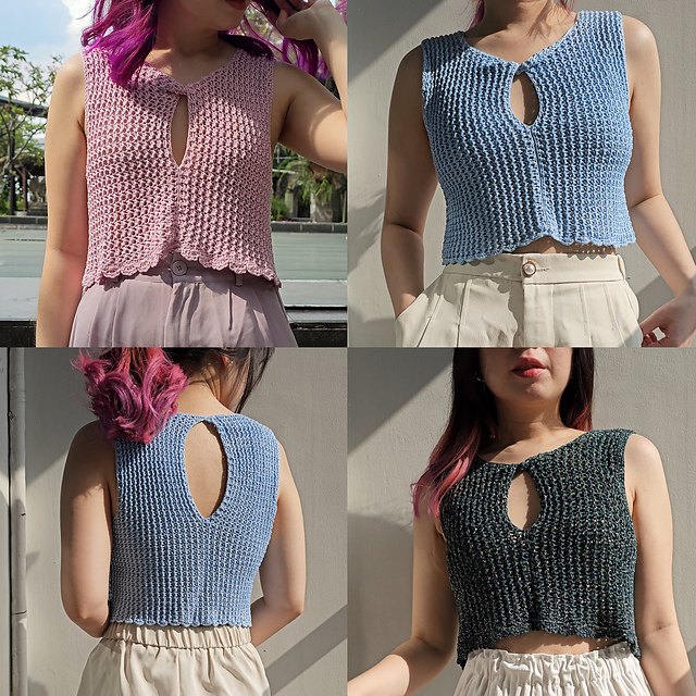 Ravelry: vara top pattern by Ruanjie Yumeijie