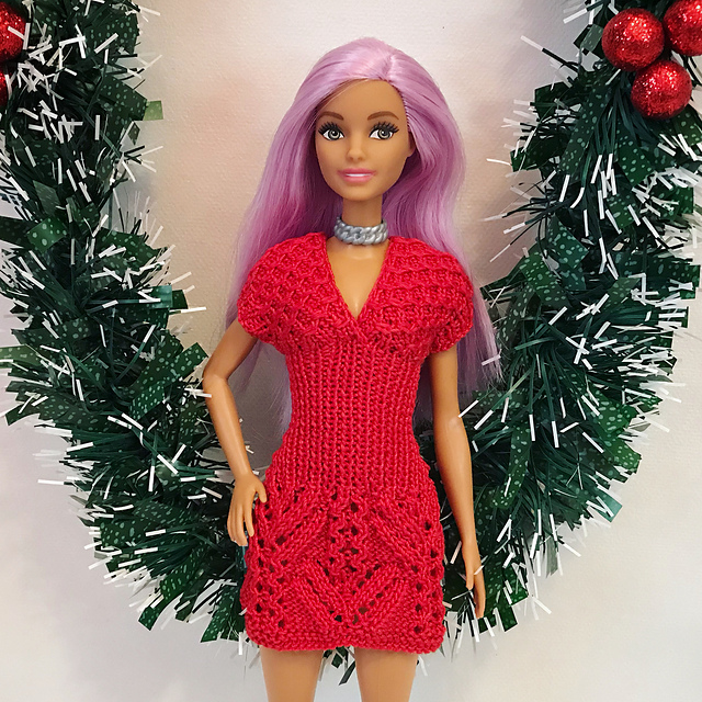 Ravelry: Red dress Barbie pattern by Elena Canon