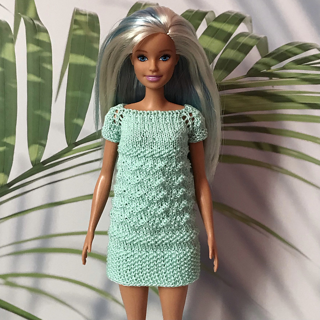Ravelry: Mint dress Barbie pattern by Elena Canon
