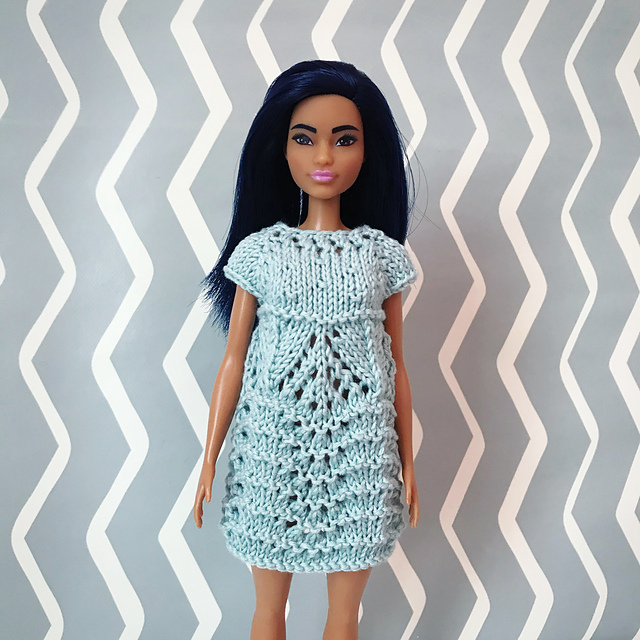 Ravelry: Mint dress Barbie doll pattern by Elena Canon