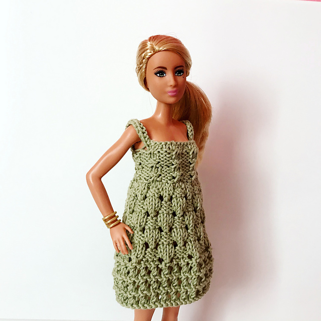 Ravelry: Agathe dress Barbie doll pattern by Elena Canon