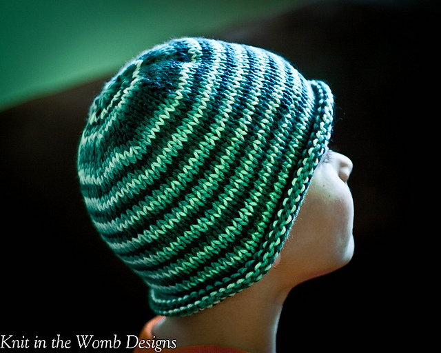 Ravelry: Basic Rolled Brim Beanie pattern by Amanda Morse