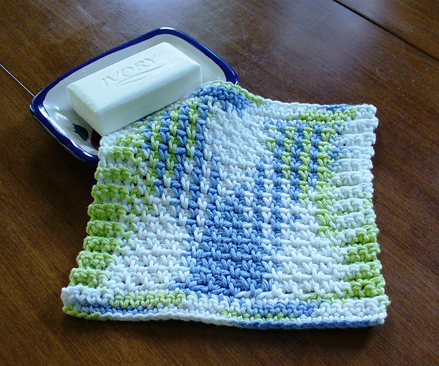 Ravelry: Three-Stitch Spa Cloth pattern by Beth Graham