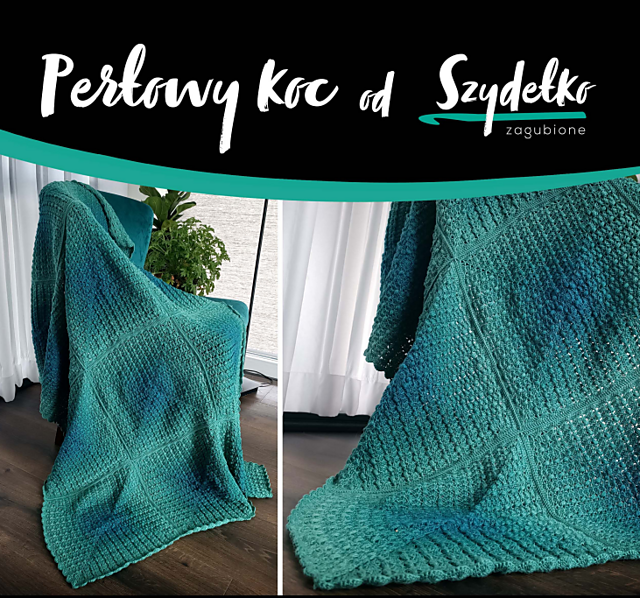 Ravelry: Perłowy koc pattern by Augusta Stępień