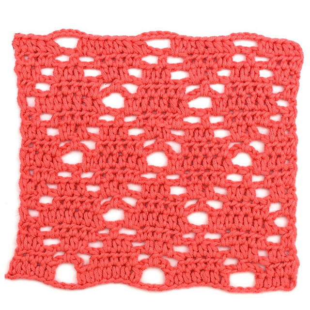 Ravelry: Lace Diamond Stitch pattern by Maggie Haskell