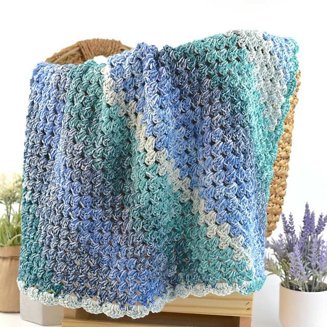 Ravelry: C2C Granny Stitch Baby Blanket pattern by Maggie Haskell