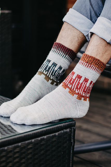 Ravelry: Brooklyn Memories Socks pattern by Zanete Knits